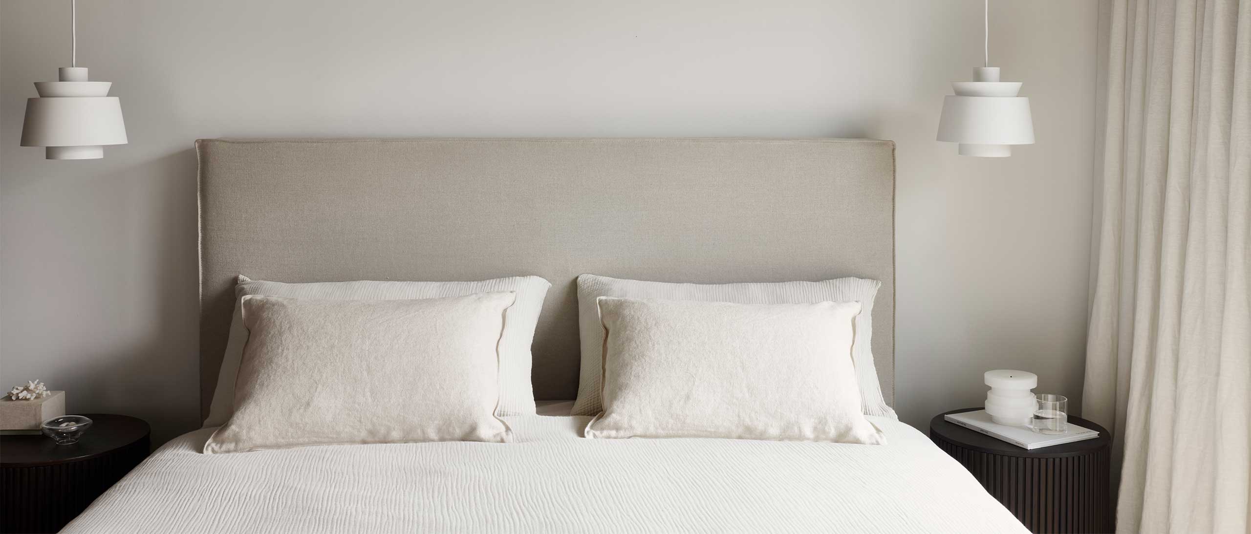 Revive Bed by Ethnicraft | Luxurious Linen Headboard for Ultimate ...