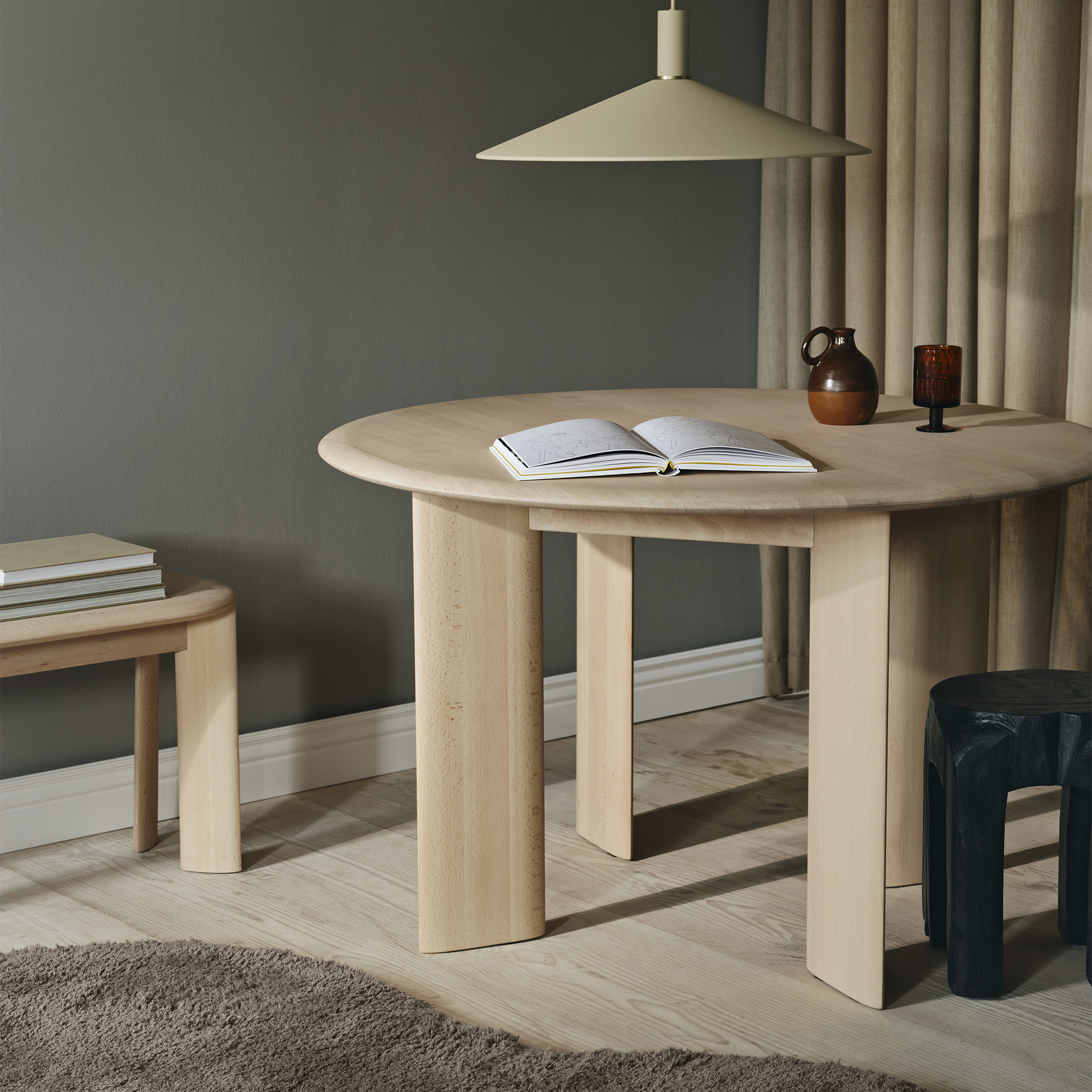 Geometric Round Dining Table - Lekker Home