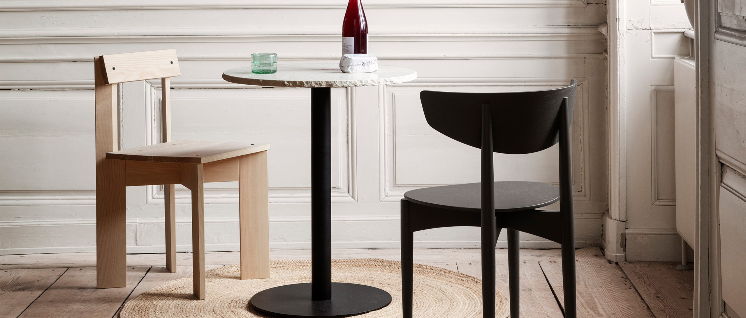Lekker Home's Mineral Café Table from ferm LIVING