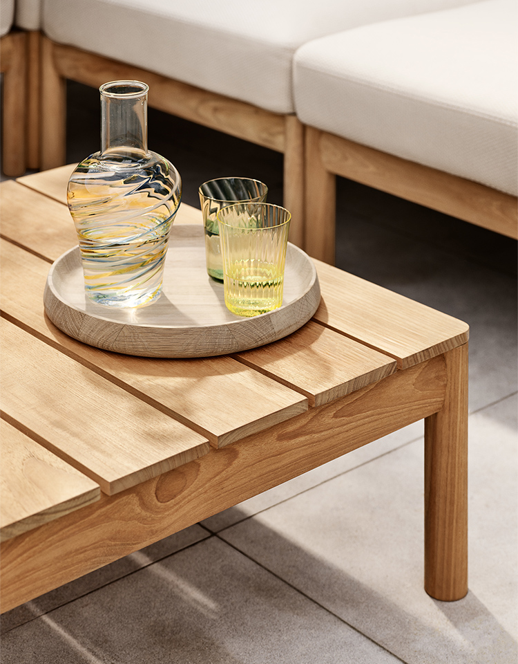 Lekker Home's Tradition Coffee Table from Skagerak by Fritz Hansen