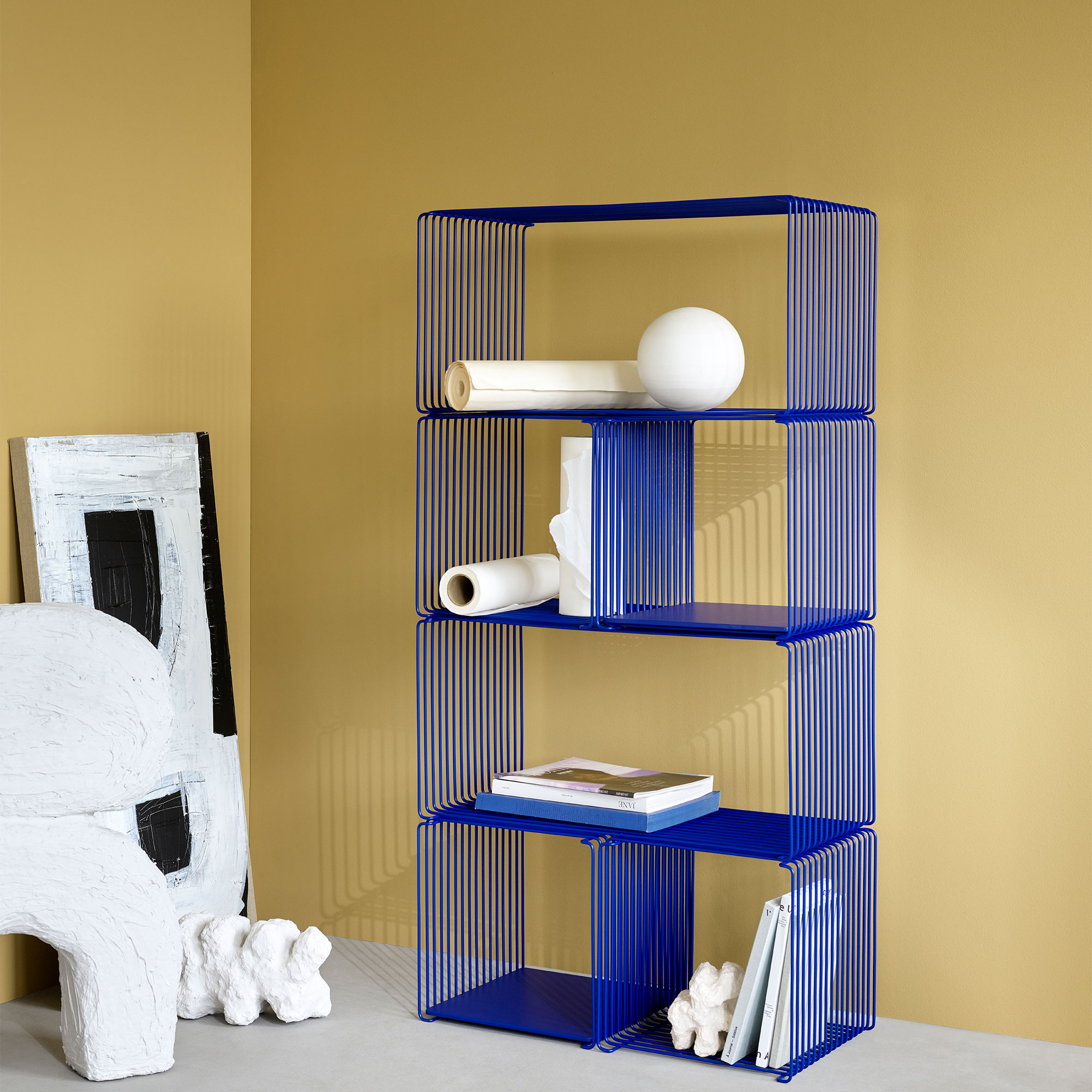 Inlay Container by ferm LIVING - Unique Marble-Like Stoneware Storage ...