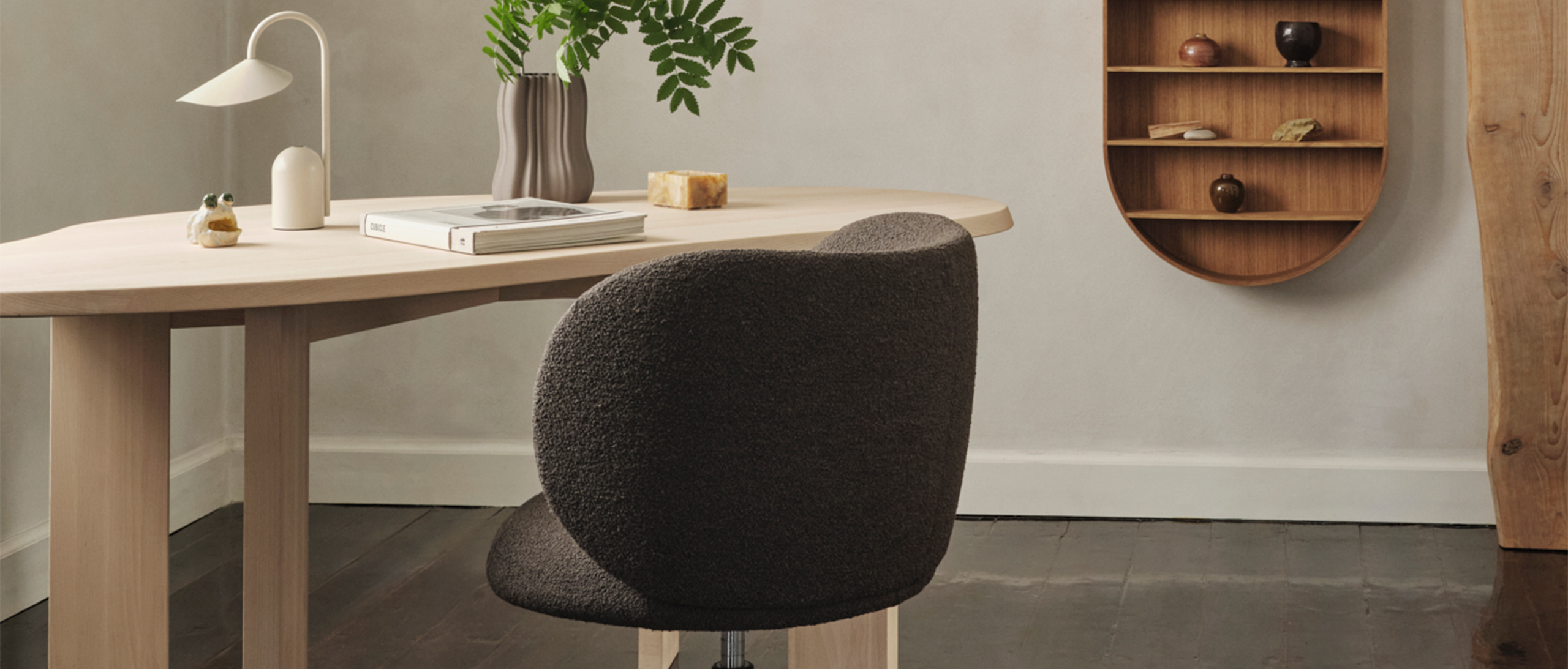 Tarn Desk by ferm LIVING | Stylish FSC-Certified Solid Wood Desk ...
