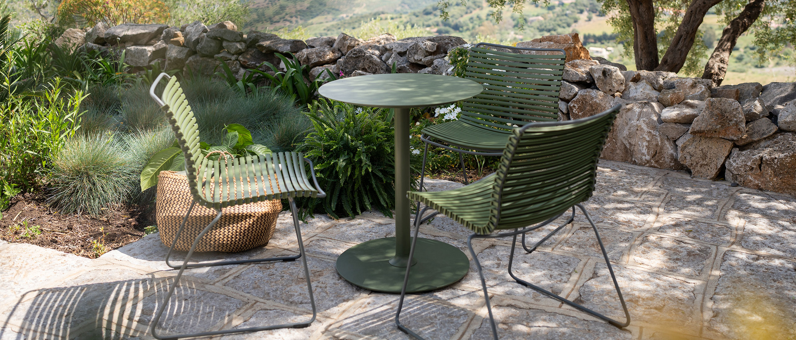 Pico Round Café Table by HOUE | Stylish Indoor & Outdoor Dining Table