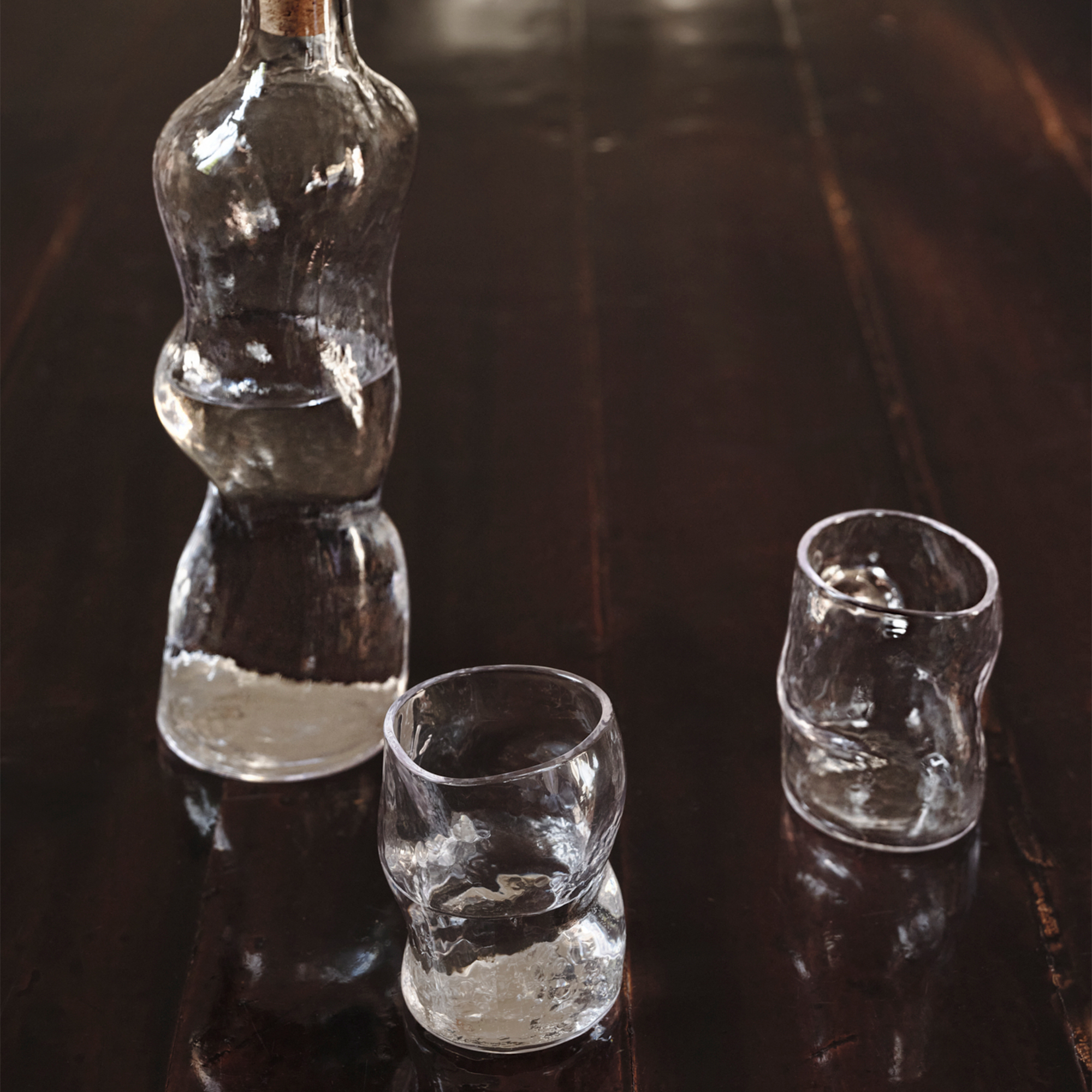 Momento Glass Stones–Set of Two - Lekker Home