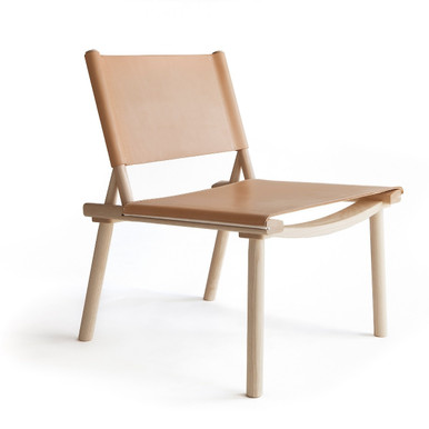 December Leather Chair by Nikari - Modern Nordic Lounge Chair in ...