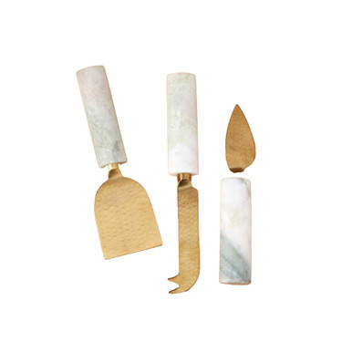 Lady Onyx Cheese Set: Elegant Hand-Carved Onyx Serving Utensils for ...