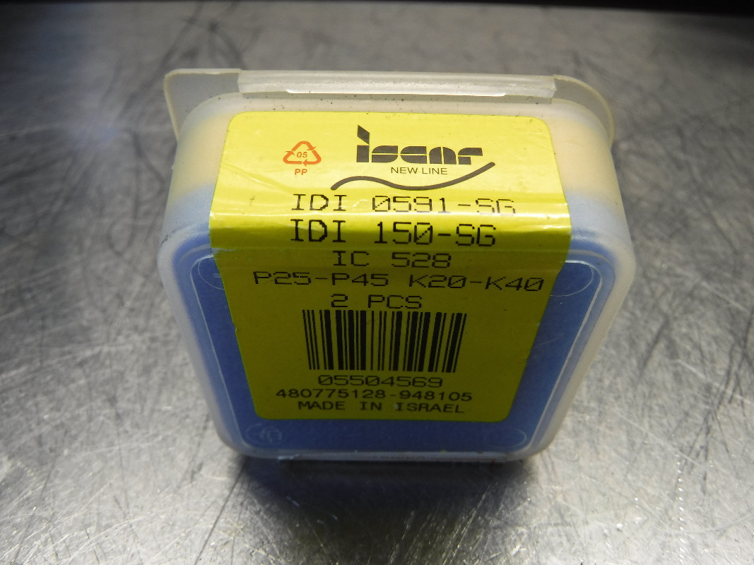 Iscar 0.591" Carbide Replaceable Drill Tip QTY2 IDI 0591-SG IC528 ...
