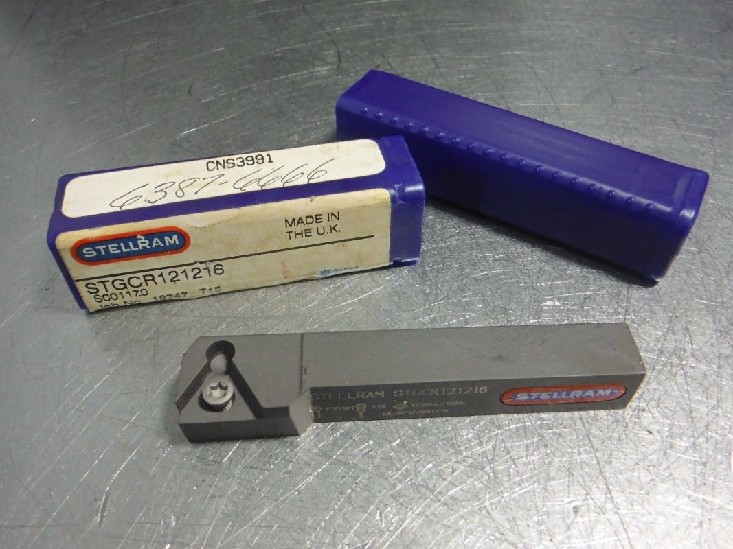 Stellram Lathe Tool Holder 12mm x 12mm Shank 80mm OAL STGCR121216 ...