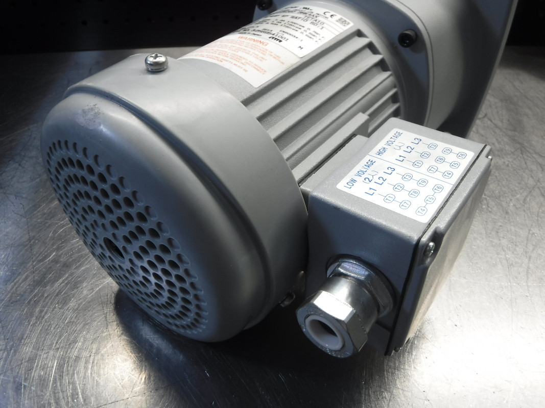 Brother 3-Phase Induction Motor 1/4HP 4P Ratio 60:1 G3F22N060-BMK4AX ...