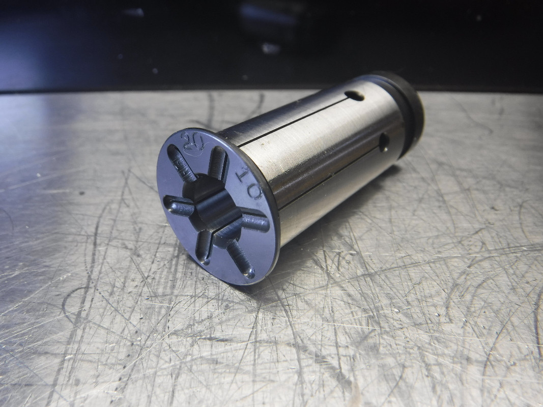 Schunk 10mm ID X 20mm OD 24mm Head Dia Slotted Collet 207927 - Superior ...