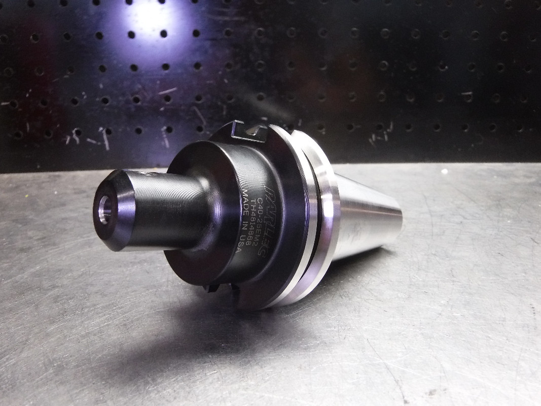 Parlec CAT40 1/4" Endmill Tool Holder 2.50" Projection C40-25EM2 ...