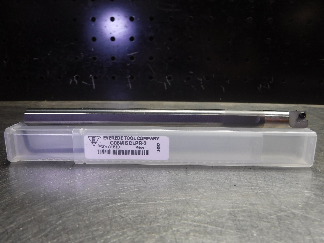 Everede Tool Company 3/8" Carbide Indexable Boring Bar C06M SCLPR-2 ...