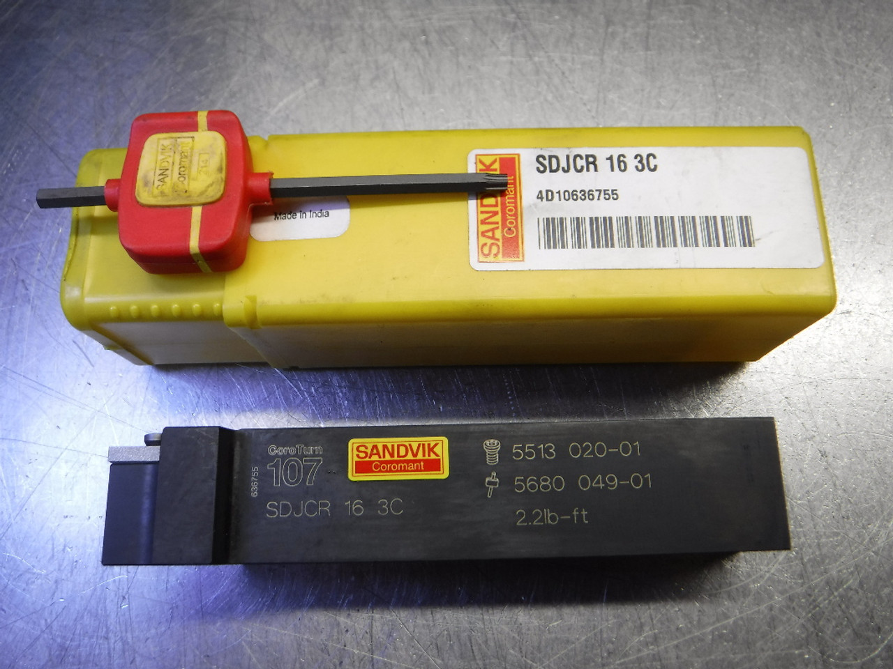 Sandvik 1 x 1 Indexable Lathe Tool Holder SDJCR 16 3C Superior Machine Tool