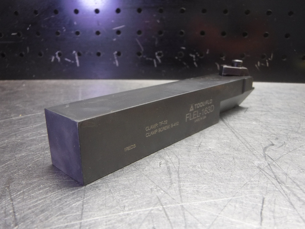 Tool-Flo 1" Indexable Threading/Grooving Lathe Tool Holder FLEL-163D ...