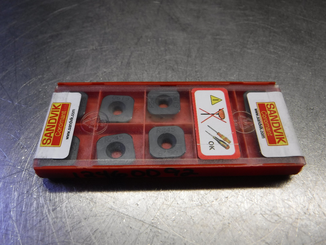 Sandvik CoroMill Ceramic Milling Inserts QTY10 R245-12 T3 E1 6190 ...