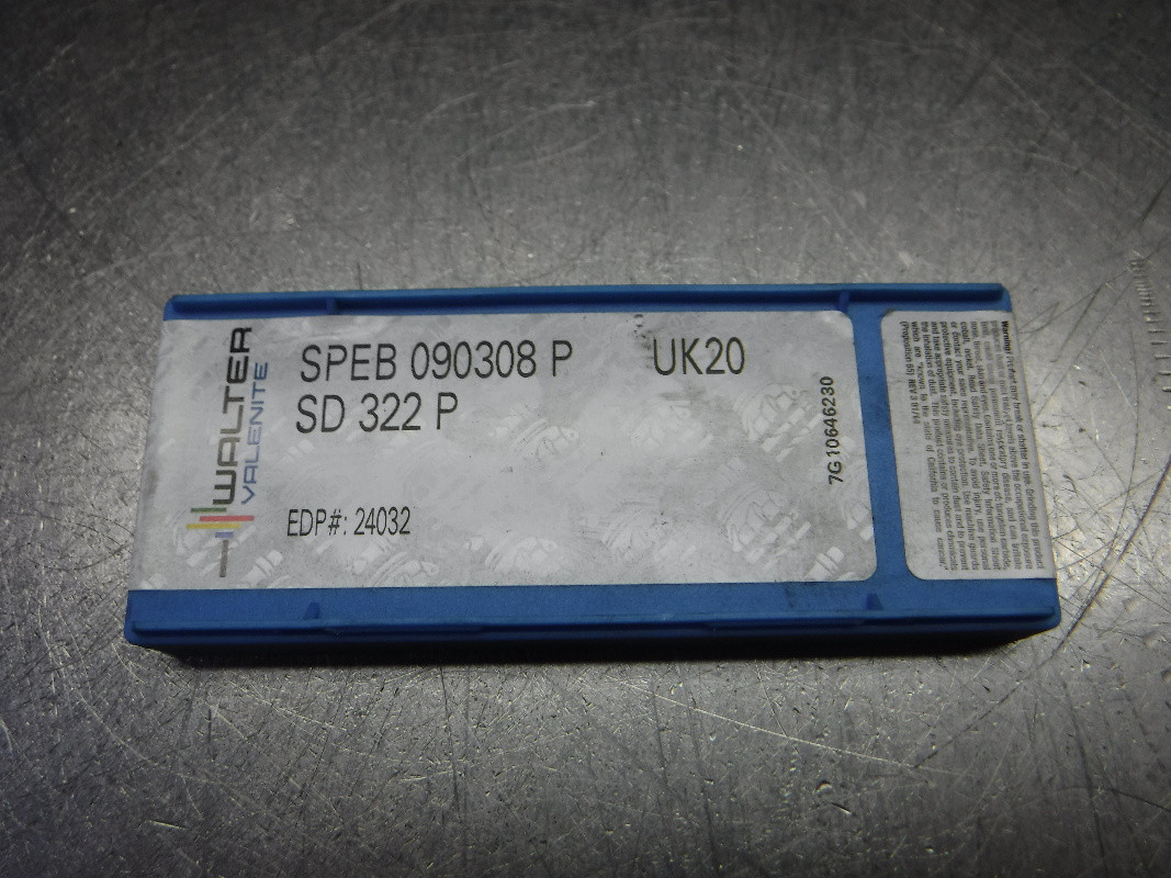 Walter / Valenite Carbide Inserts QTY10 SPEB 090308 P / SD 322 P UK20 ...