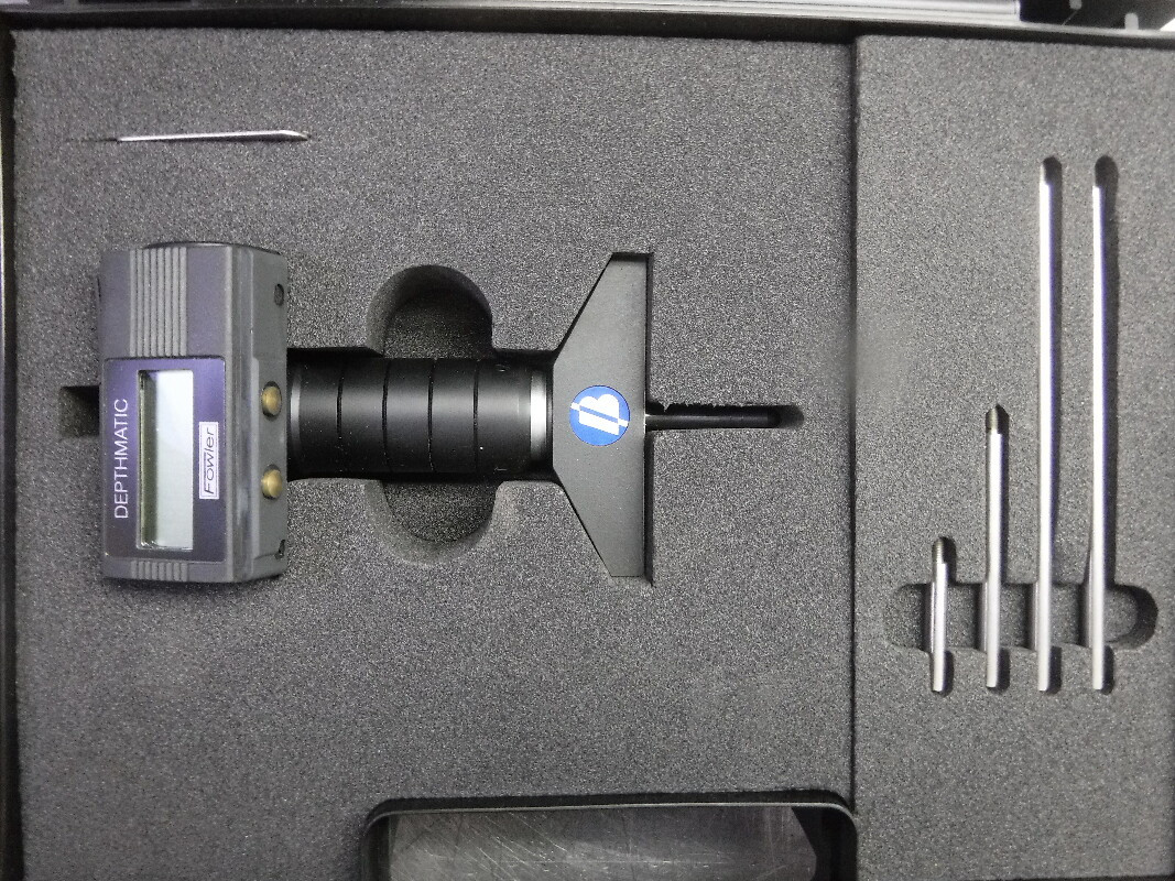 Folwer DEPTHMATIC 0 to 12"/0 to 300 mm Digital Depth Micrometer 54-275 ...