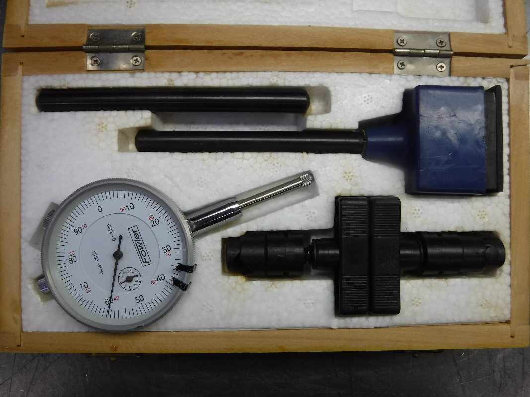 Fowler 1" Dial Indicator and Magnetic Base Set 52-520-101 - Superior ...