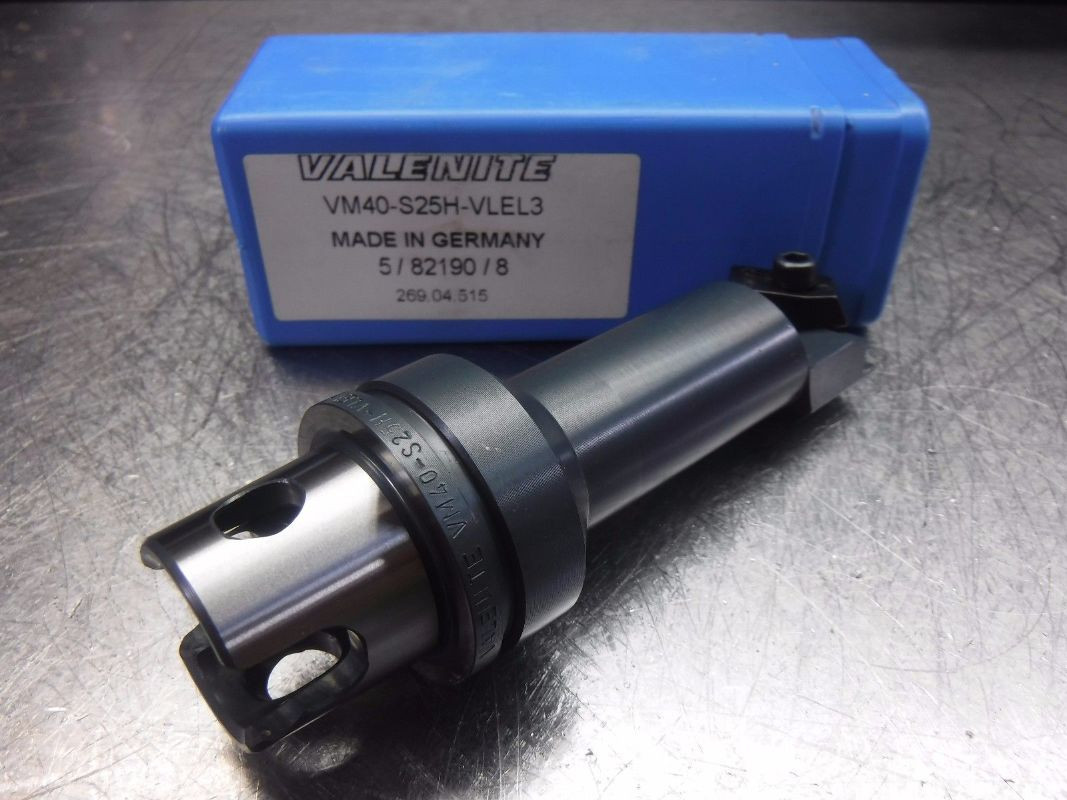 Valenite KM40 Indexable Threading / Grooving Head VM40-S25H-VLEL3 ...