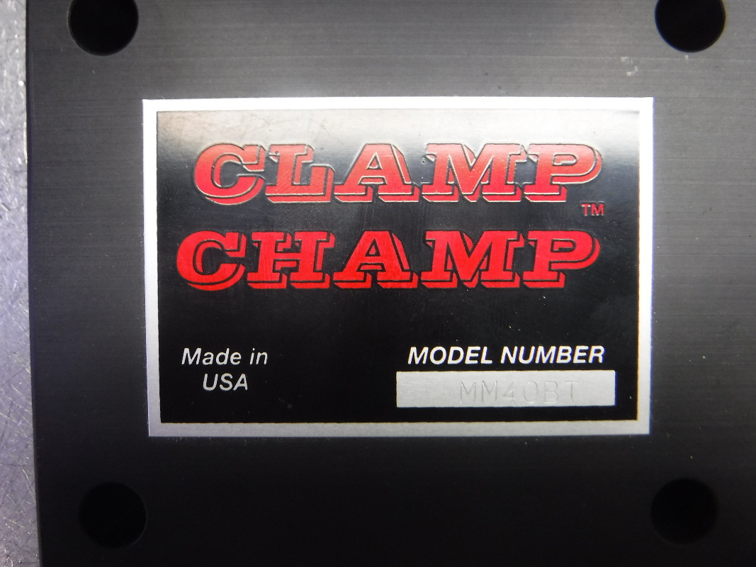 Clamp Champ BT40 Tool Holder Vise MM40BT - Superior Machine & Tool