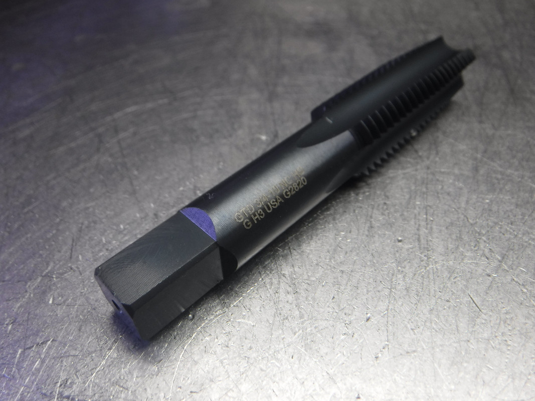 Widia/GTD 3/4-10 UNC HSS Tap 3/4-10 UNC H3 ANSI 4FL TAPER HAND HSS OX ...