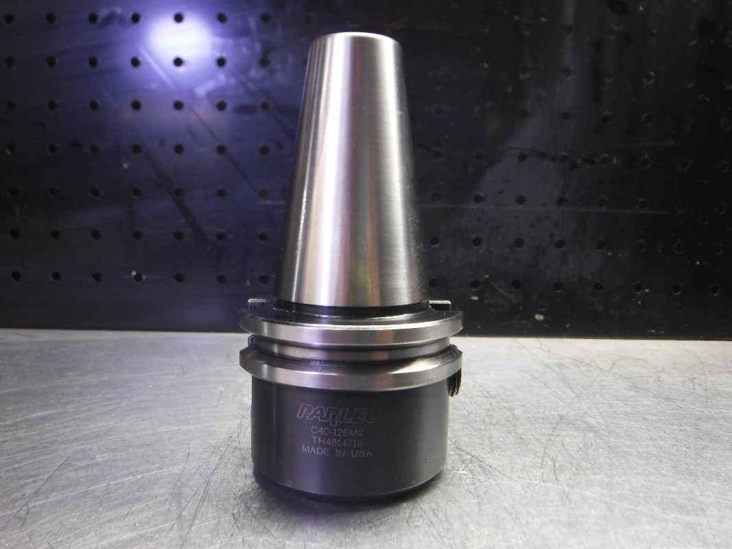 Parlec CAT40 12mm Endmill Tool Holder 2" Pro C4-12EM2 - Superior ...