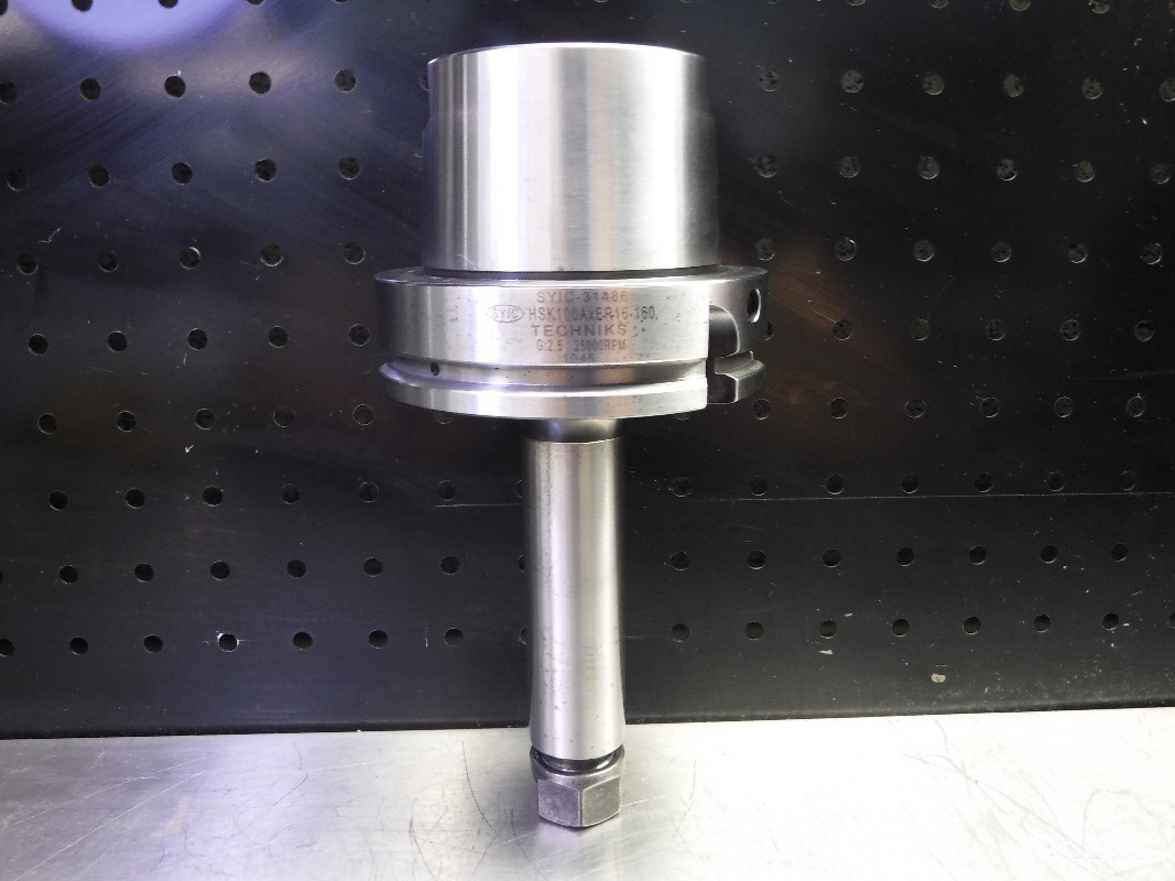 Techniks HSK100A ER16 Collet Chuck 160mm Pro HSK100xER16-160 - Superior ...