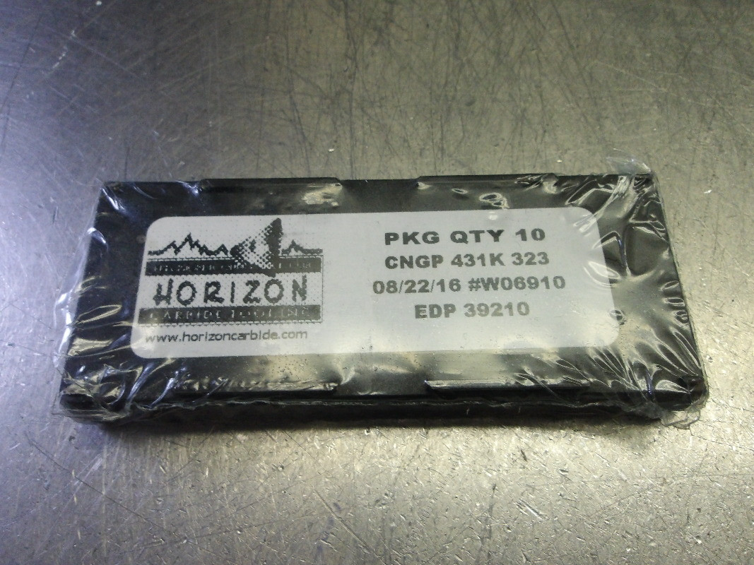 Horizon Carbide Turning Inserts QTY10 CNGP 431K 323 - Superior Machine & Tool