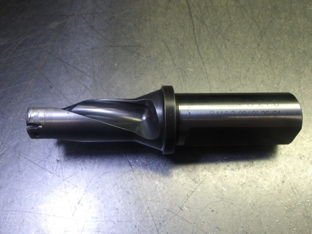 Sandvik 21mm Coolant Thru Indexable Drill 25mm Shank R416.2-0210L25-21 ...