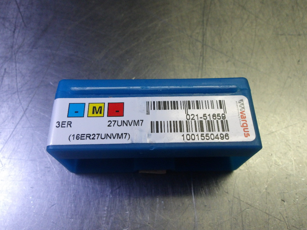 Vargus Vardex Carbide Threading Inserts QTY10 3ER 27UN VM7 - Superior ...