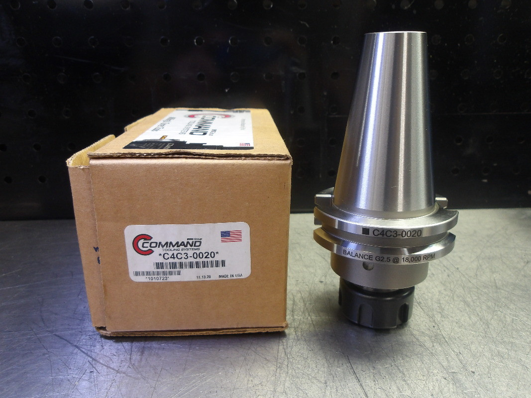 Command CAT40 ER20 Collet Chuck 2.5" Pro C4C3-0020 - Superior Machine ...