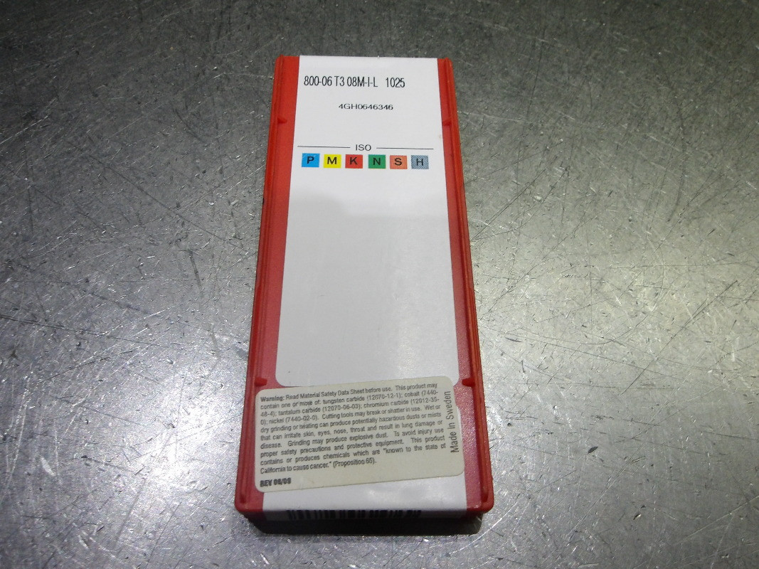 Sandvik Carbide Inserts QTY10 800-06 T3 08M-I-L 1025 - Superior Machine ...