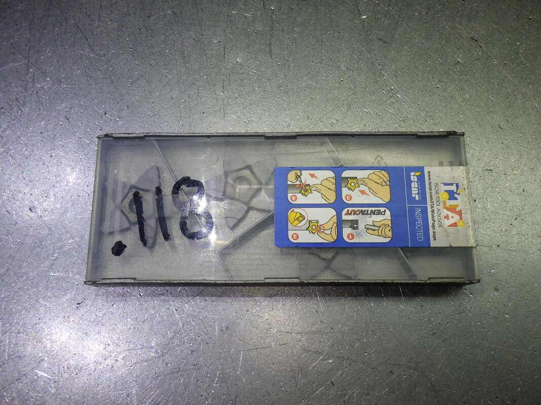 Iscar .118" Carbide Parting Inserts QTY4 PENTA 34N300C020 IC908 ...