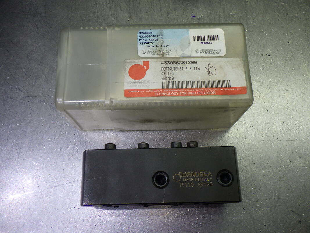 D'Andrea Auto Radial Auto Facing Boring Head System W/ CAT50 AR125 ...