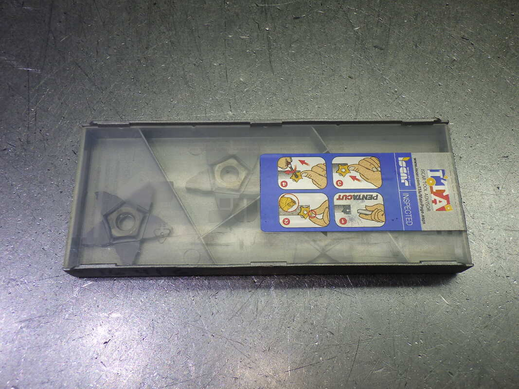 Iscar .098" Carbide Parting Inserts QTY4 PENTA 34N250C020 IC908 ...