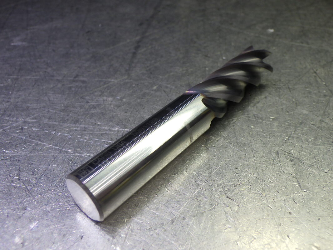 Niagara 1/2" 5 Flute Carbide SQ Endmill STS540-0.500-D3-S.0-Z5 HTA ...