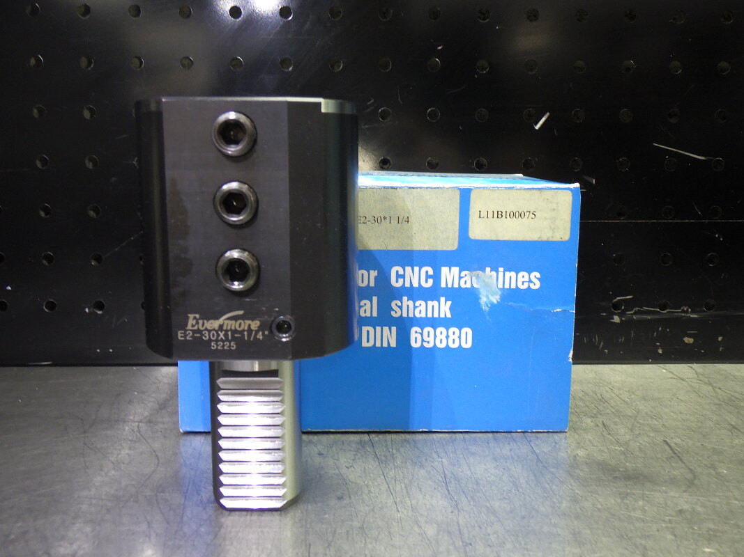Evermore VDI30 1.25" Coolant Thru Boring Bar Holder 3" Pro E2-30x1-1/4 ...