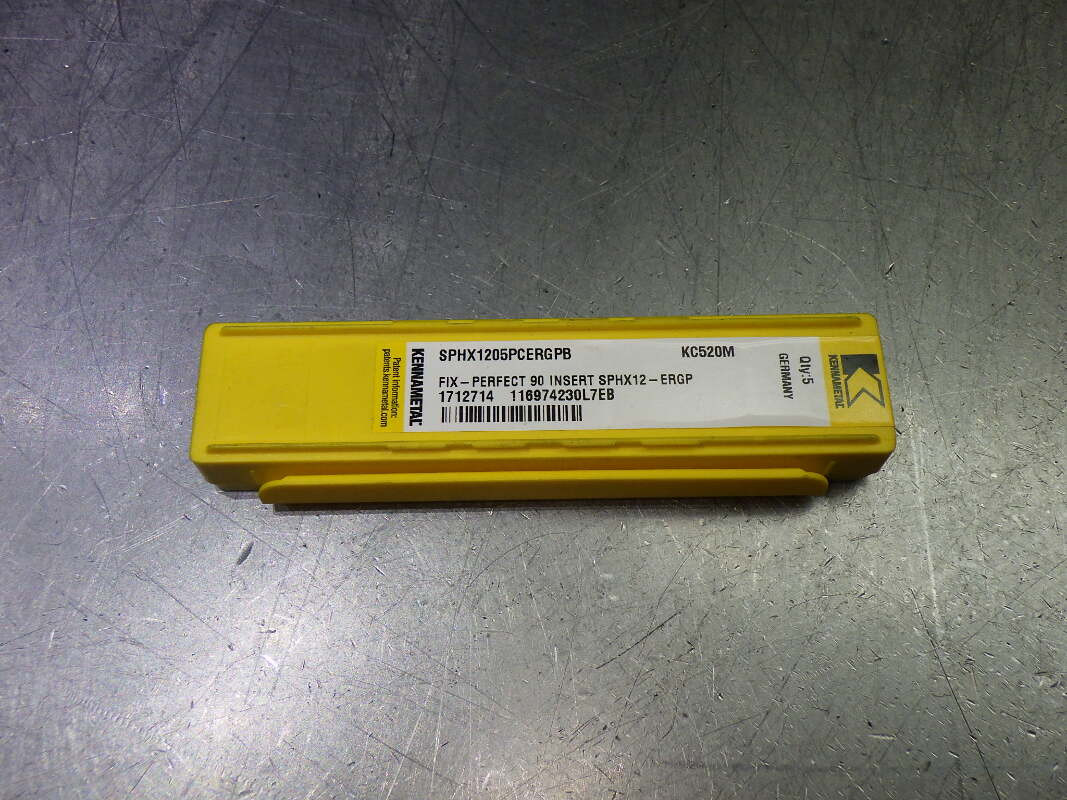 Kennametal Carbide Milling Inserts QTY5 SPHX1205PCERGPB KC520M ...