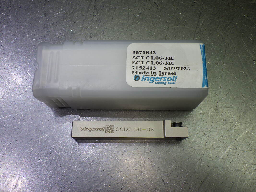 Ingersoll Indexable Lathe Tool Holder 3/8" x 3/8" Shank SCLCL06-3K ...