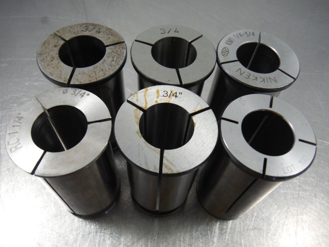 Power Milling Collets Qty. 6 1.25" OD 0.75" ID (LOC2053A) - Superior ...