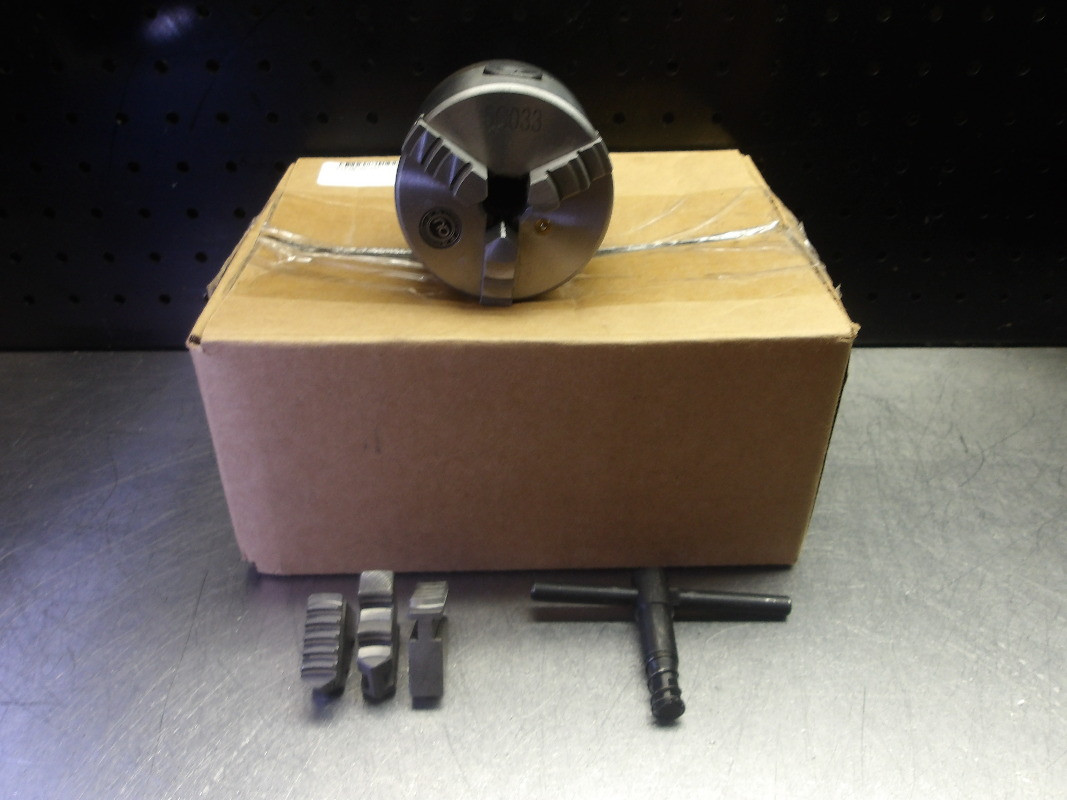 QU Industrial 5C 3" Solid Jaw 3 Jaw Lathe Chuck Adapter 5C033 ...