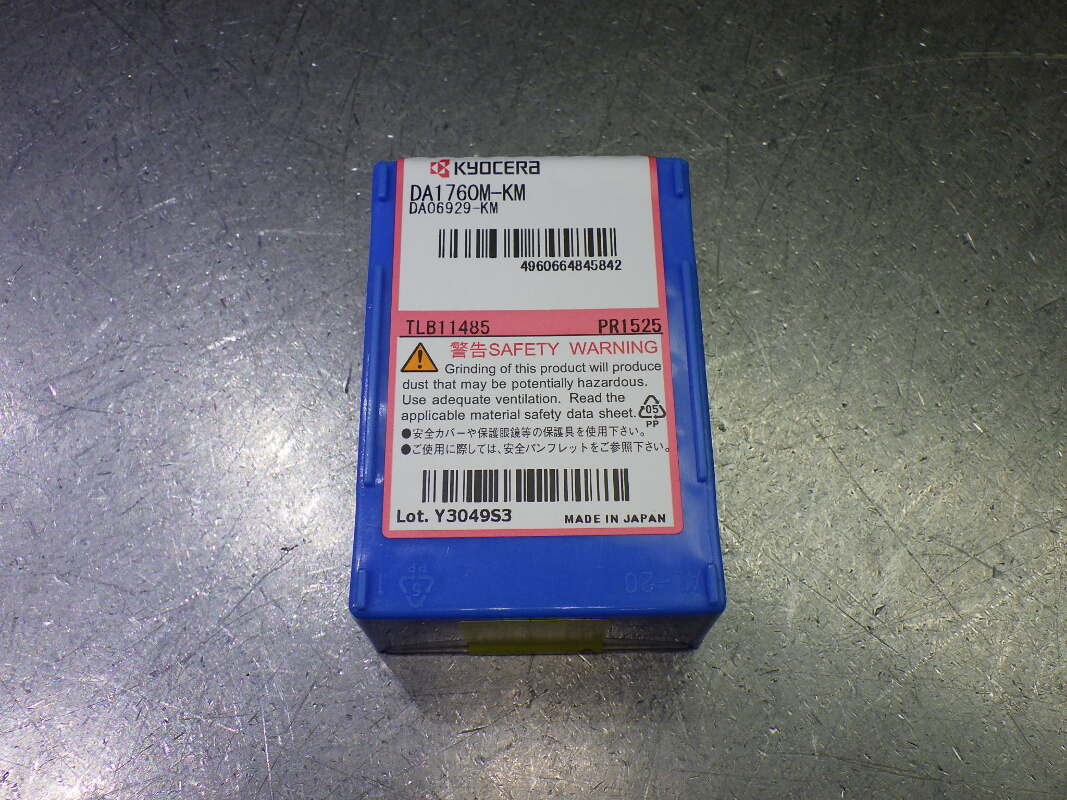 Kyocera 17.6mm Carbide Drill Tip Insert QTY1 DA1760M-KM PR1525 (LOC3350 ...