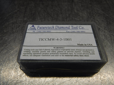 Futuretech PCBN Diamond Tipped Carbide Inserts QTY2 CCMW-4-3-1B01 ...