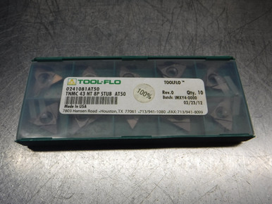 Tool-Flo Carbide Threading Inserts QTY10 TNMC 43 NT 8P STUB AT50 ...