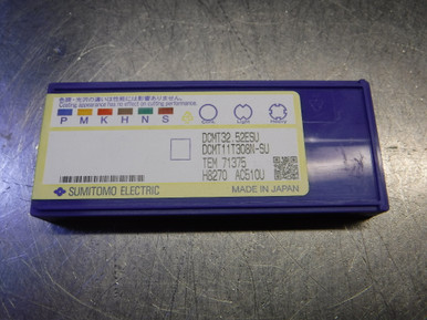 Sumitomo Carbide Inserts QTY10 DCMT32.52ESU / DCMT11T308N-SU AC510U ...