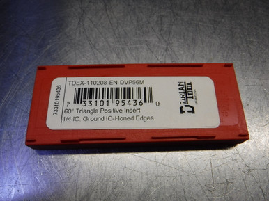 Dorian Tool Carbide Inserts QTY10 TDEX-110208-EN-DVP56M - Superior ...