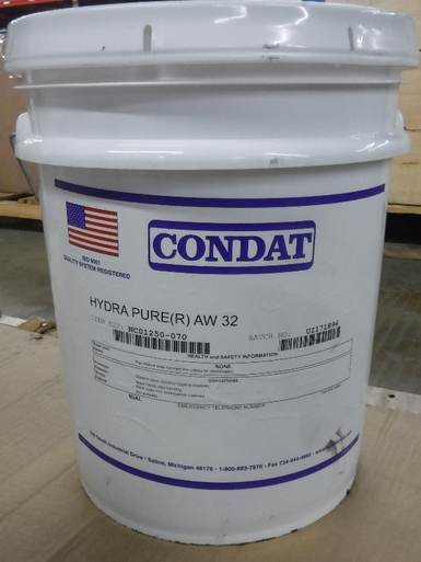 Condat HYDRA PURE(R) AW 32 Hydraulic Fluid 5 Gallon NC01250-070 ...