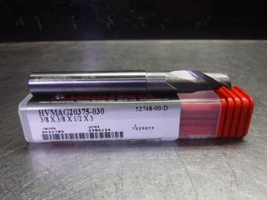 Data Flute 3/8" Solid Carbide Endmill 2 Flute HVMAG20375-030 - Superior Machine & Tool