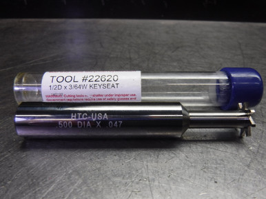 Harvey Tool 1/2" Solid Carbide Keyseat Cutter 8 Flute 22620 - Superior ...