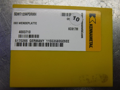Kennametal Carbide Inserts QTY10 SDMT1204PDRMH KC917M - Superior ...